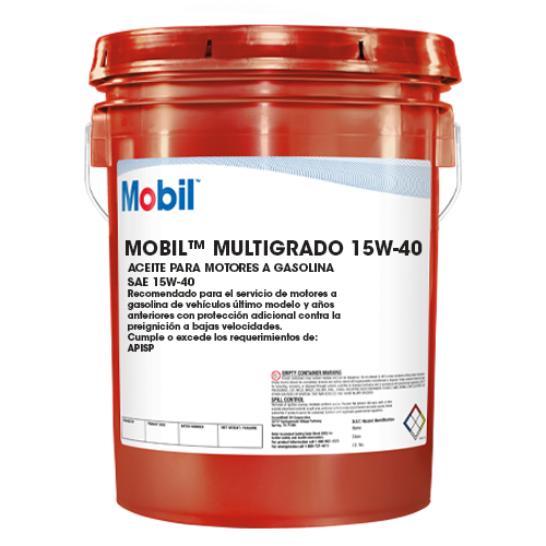 Producto: MOBIL MULTIGRADO 15W-40 PAIL 19L